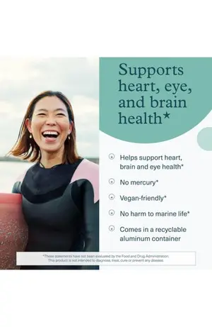 YOUTHEORY Ocean-friendly Vegan Algae Omega 3