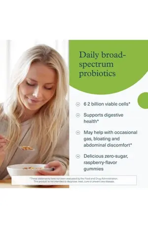 YOUTHEORY Spore Probiotic Vegan Gut Digestive Support Gummies 60 Gummies
