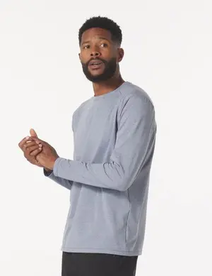 GLYDER Dash Crew Neck - Greystone Marble