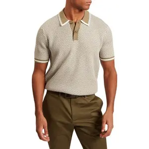 Ted Baker London Breame Knit Polo - Olive