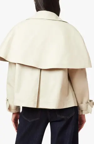 Habitual Cropped Trench Jacket