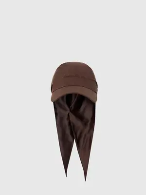 Manière De Voir Arianne Linen Cap - Brown