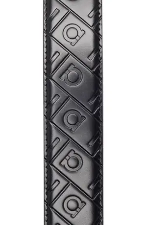 FERRAGAMO Gancini Debossed Belt