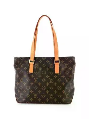 LOUIS VUITTON Cabas Piano Monogram Canvas Tote Bag - Brown