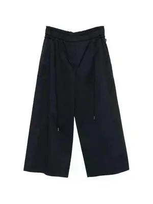 MARCCAIN Willmar Drawstring-waist Trousers - Blue
