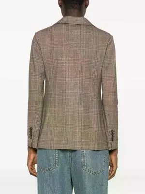 CIRCOLO 1901 Single-breasted Checked Blazer