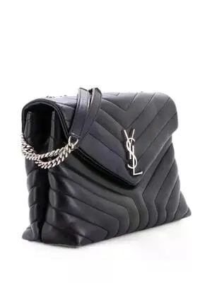 Saint Laurent Loulou Matelasse Chevron Leather Medium Shoulder Bag