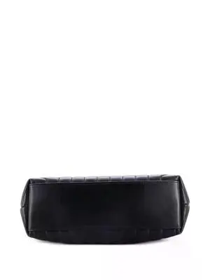 Saint Laurent Loulou Matelasse Chevron Leather Medium Shoulder Bag - Black