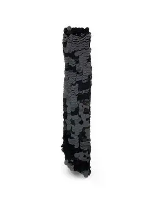 P.a.r.o.s.h Sequin-embellished Scarf - Black
