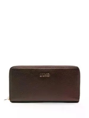 Liu Jo Logo-plaque Zip-around Wallet - Brown