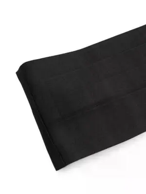 Kiton Pleated Silk-blend Belt