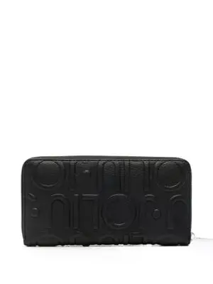 Liu Jo Logo-embossed Zip-around Wallet - Black