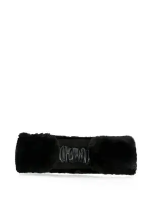 Apparis Eleni Faux-fur Elasticated Headband - Black