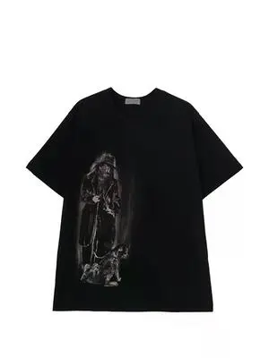 Yohji Yamamoto Graphic-print T-shirt - Black
