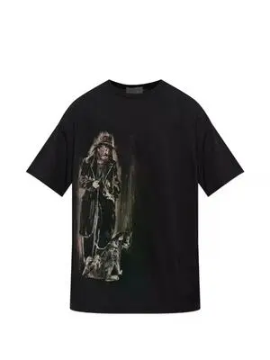 Yohji Yamamoto Graphic-print T-shirt - Black