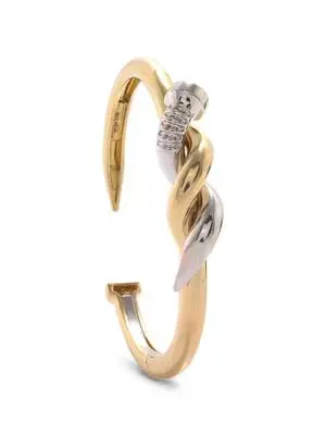 David Webb Twisted Nail Cuff Bracelet