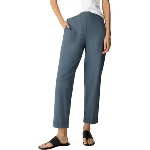 Eileen Fisher Ankle Tapered Pant W\/ Cuff Cold Spring
