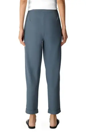 Eileen Fisher Ankle Tapered Pants With Cuff