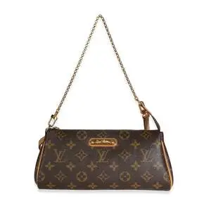 LOUIS VUITTON Monogram Canvas Eva Clutch - Brown