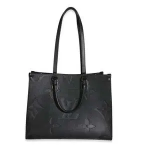 LOUIS VUITTON Giant Monogram Empreinte Onthego Mm - Black