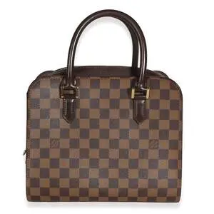 LOUIS VUITTON Damier Ebene Canvas Triana - Brown