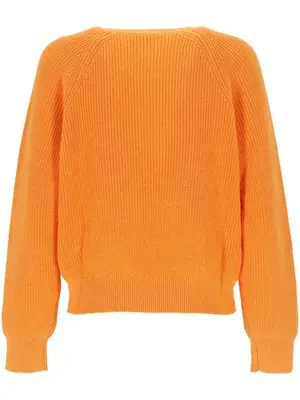 ECOALF Noni Raglan-sleeve Ribbed-knit Sweater