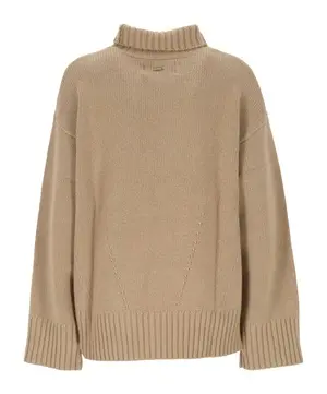 Barbour Turtleneck Sweater With Ribbed Trims