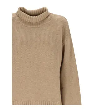 Barbour Turtleneck Sweater With Ribbed Trims