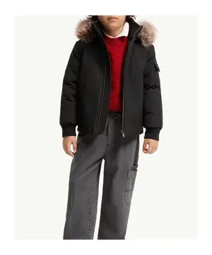 Moncler Martlu Hooded Down Jacket With Detachable Fur Trim