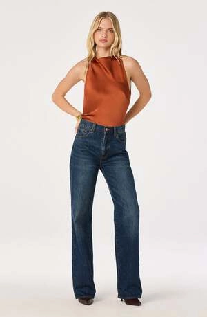 Astr The Label Shyann Cowl-neck Halter Top