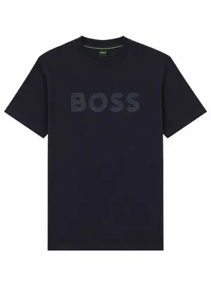 BOSS T-shirt Con Logo - Blue