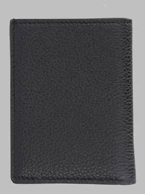 TOM FORD Portacarte Pieghevole In Pelle Fiore - Black