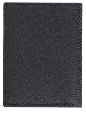 TOM FORD Portacarte Pieghevole In Pelle Fiore - Black