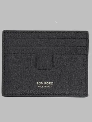 TOM FORD Portacarte "t Line" In Pelle