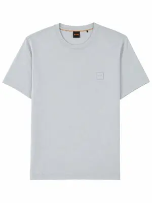 BOSS T-shirt "tales" Con Patch Logo - Grey