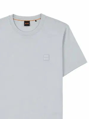 BOSS T-shirt "tales" Con Patch Logo - Grey