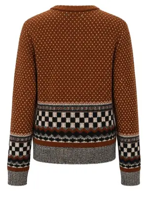 GOLDEN GOOSE Journey" Wool Sweater - Brown