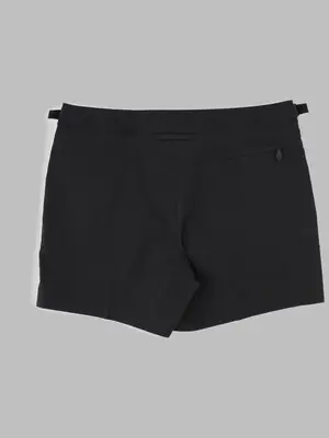 TOM FORD Swim Shorts With Straps - Black