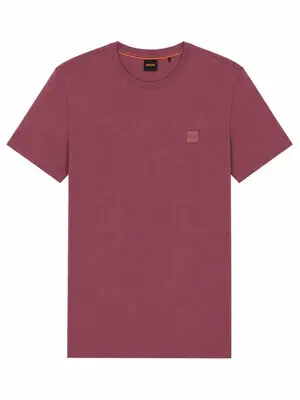 BOSS T-shirt "tales" Con Patch Logo - Red