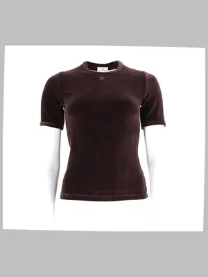 COURREGES T-shirt In Velluto