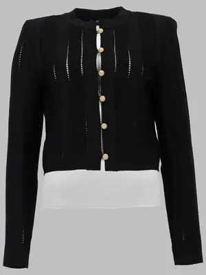 Balmain Cropped Cardigan