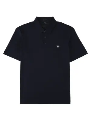 BOSS Polo Con Logo - Blue