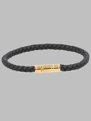 TOM FORD Bracciale In Pelle Intrecciata