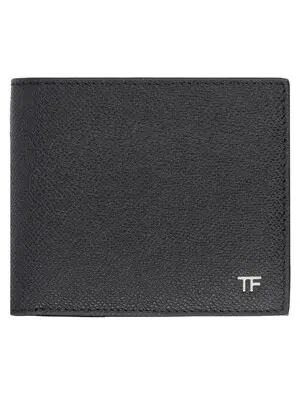 TOM FORD Portafoglio Bi-fold In Pelle - Black