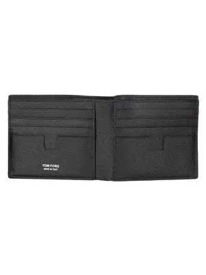 TOM FORD Portafoglio Bi-fold In Pelle