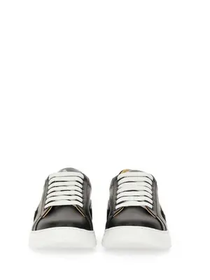 Philipp Plein Logo Leather Sneakers