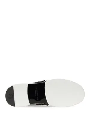 Philipp Plein Logo Leather Sneakers