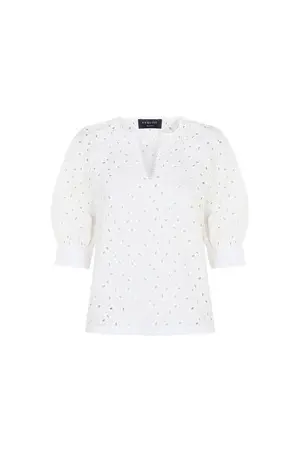EXQUISE Broderie Anglaise Blouse