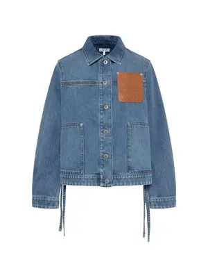 Loewe Anagram Denim Jacket - Blue