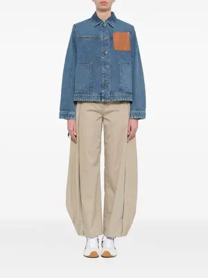 Loewe Anagram Denim Jacket - Blue